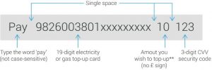 Utilita top-up: Replacement Utilita top-up cards | Numbers